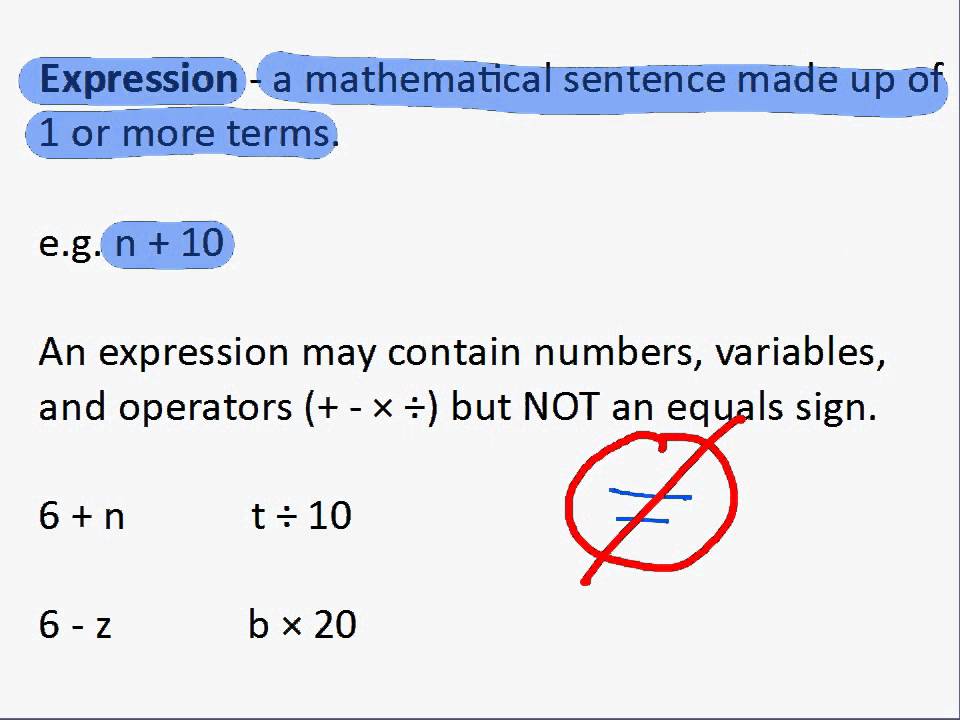 Variables Terms Expressions Equations YouTube variables-terms-expressions-equations-youtube
