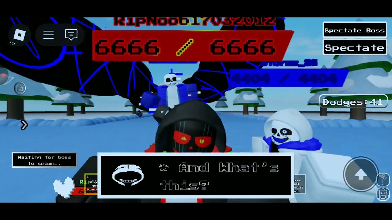 Undertale advanced soul ops boss rush smt game play part 1 - YouTube