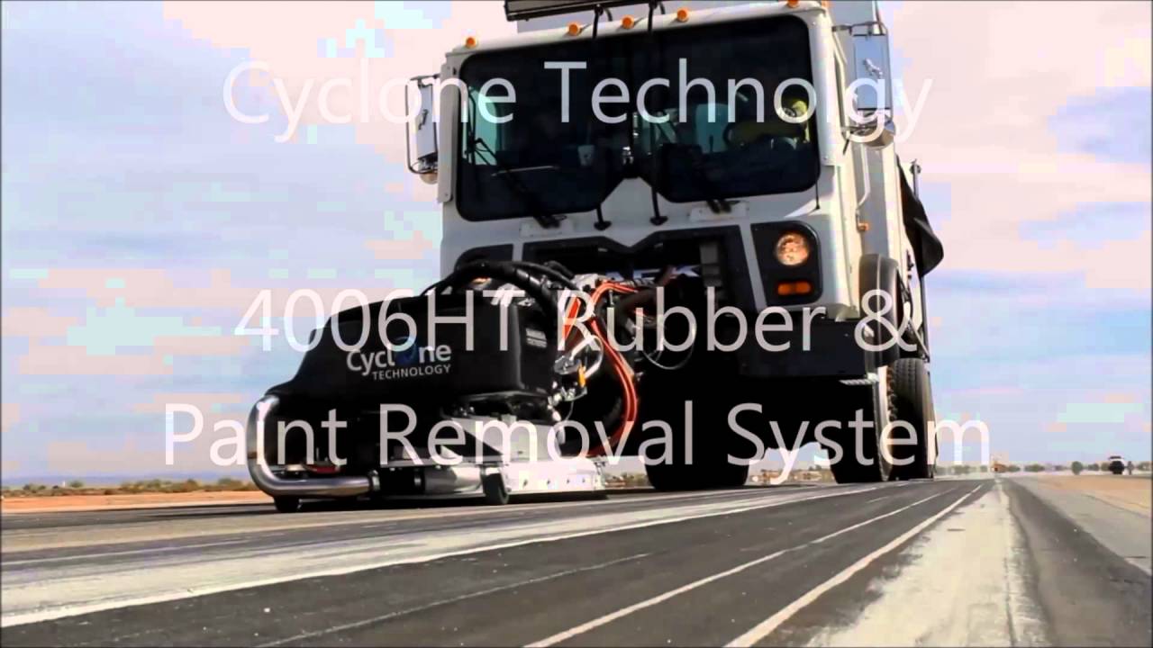 Cyclone Technology 4006HT Rubber and Paint Removal System - YouTube