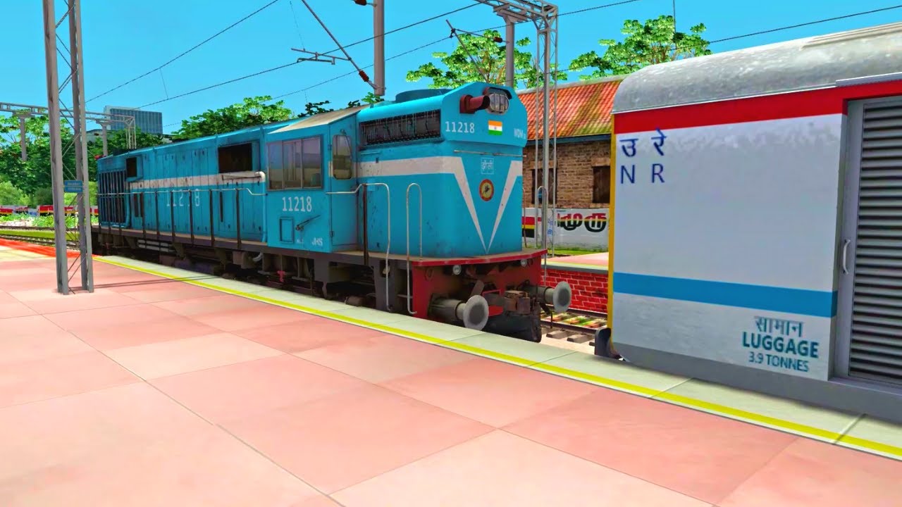 TRAIN COUPLING IN A BUSY RAILWAY STATION | Indian Railways | Train ...