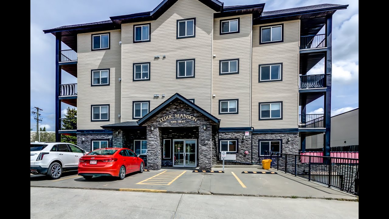 #109 4415 48street 2 bed 2 bath in Leduc Mansion - YouTube