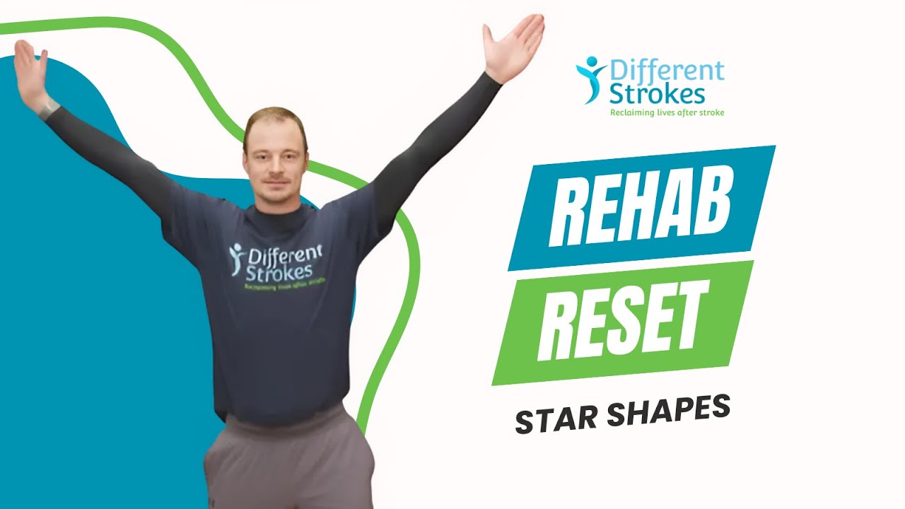 Rehab Reset Star Shape / Seated Star Jump – Full-Body Stroke Recovery ...