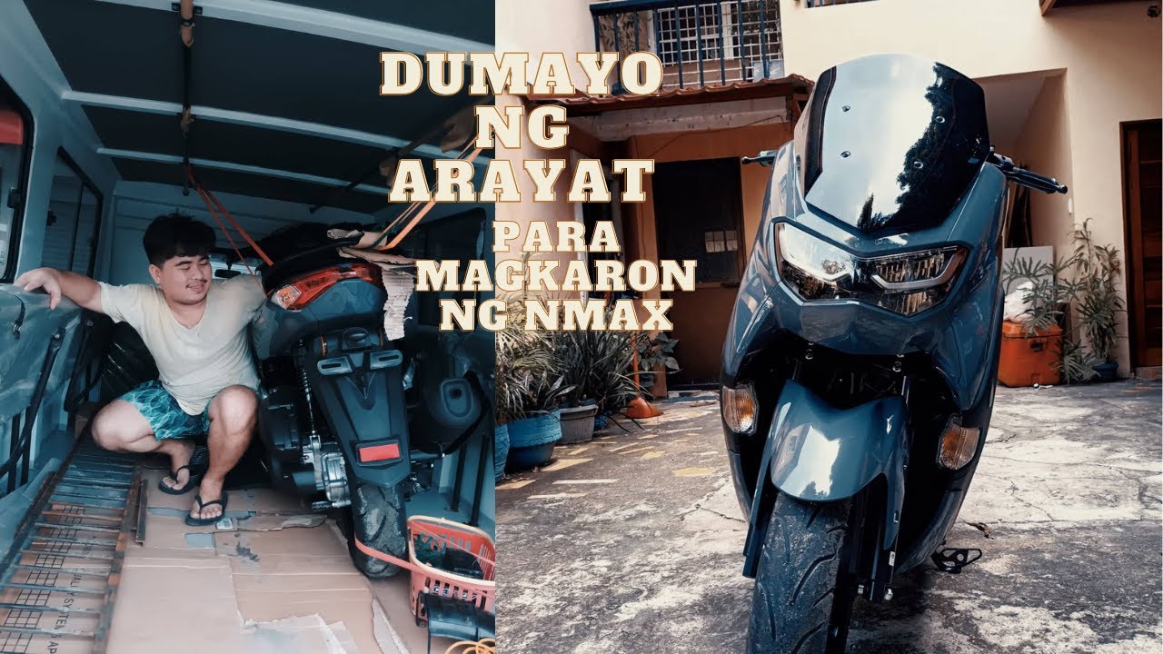 Nmax y connect 2022 power gray Yamaha Arayat - YouTube