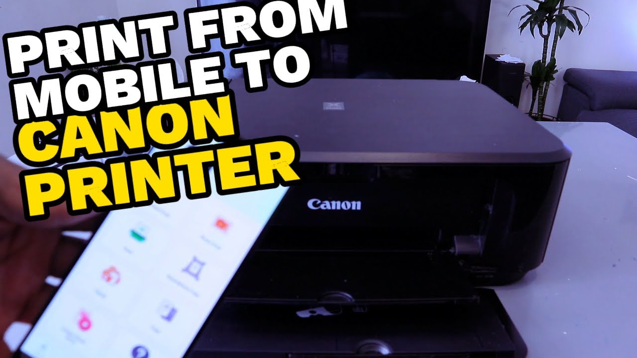 How to Scan To Phone Mobile Android With Canon PIXMA MG3600 Printer ...