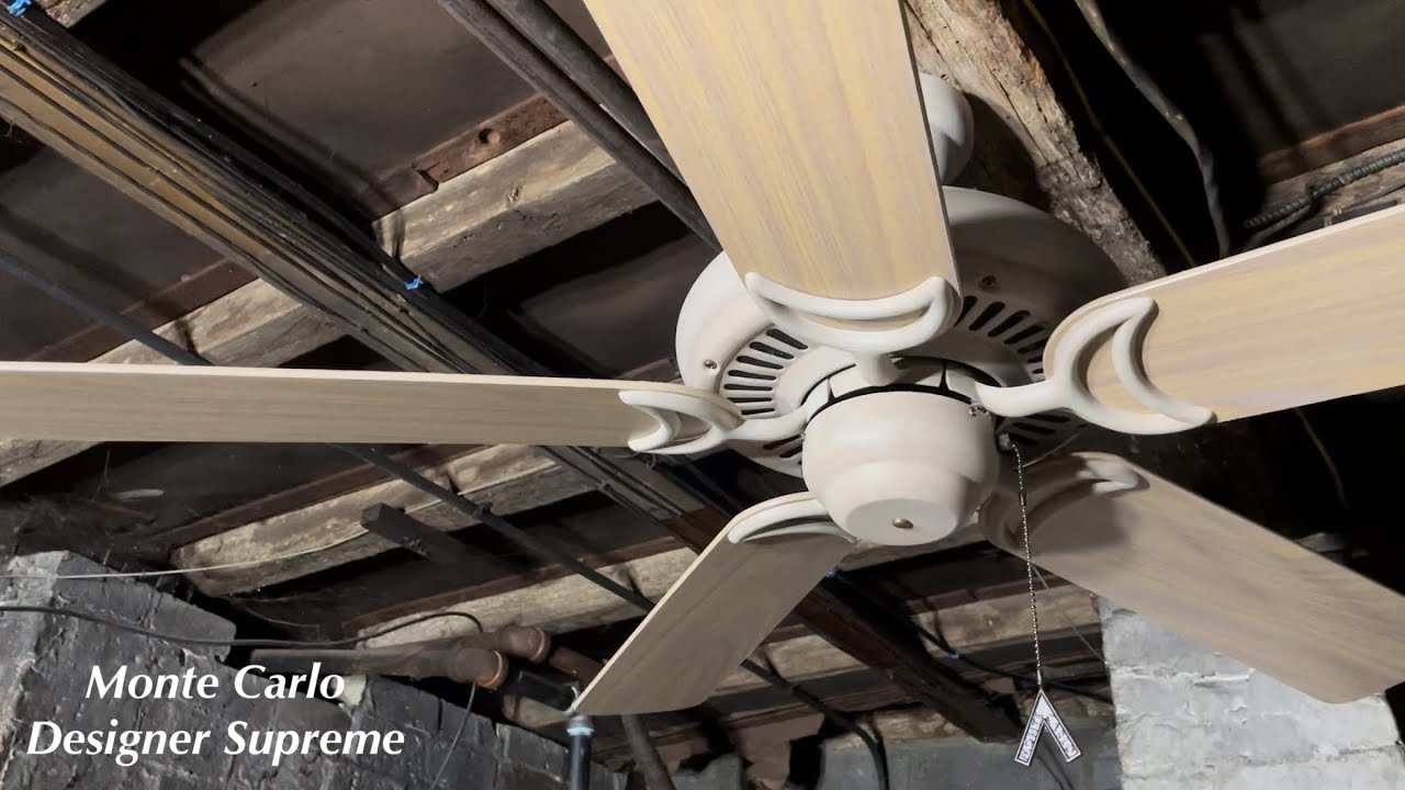 Monte Carlo Designer Supreme Ceiling Fan 52” (Sand)(iMovie Edition ...