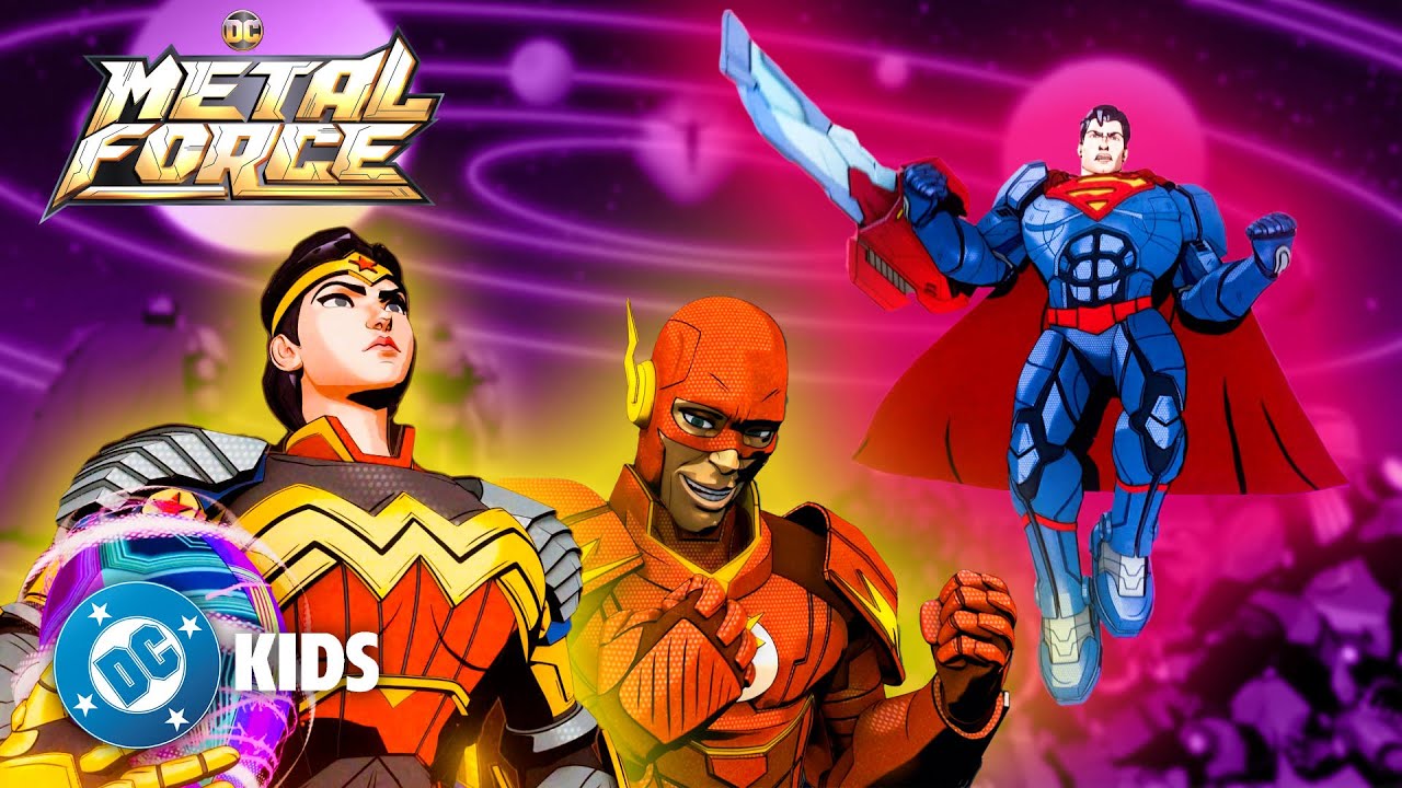 HEROIC Justice League Scenes! 💪 🌟 | DC Metal Force | @dckids - YouTube
