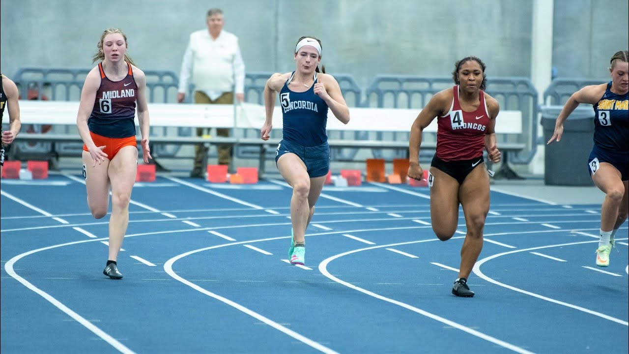2023 GPAC Indoor - Women's 60m Dash Prelims - YouTube