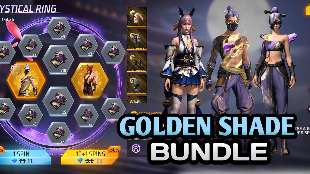 Golden Shade Bundle Return Confirm Date | Free Fire Upcoming Events ...