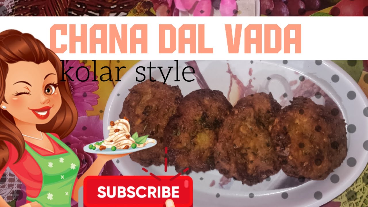 chana dal vada||how to make chanada dal vada||South Indian chana dal ...