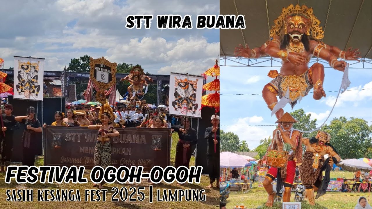 FESTIVAL OGOH OGOH LAMPUNG SASIH KESANGA FEST 2025 SEPUTIH RAMAN STT WIRA BUANA - YouTube