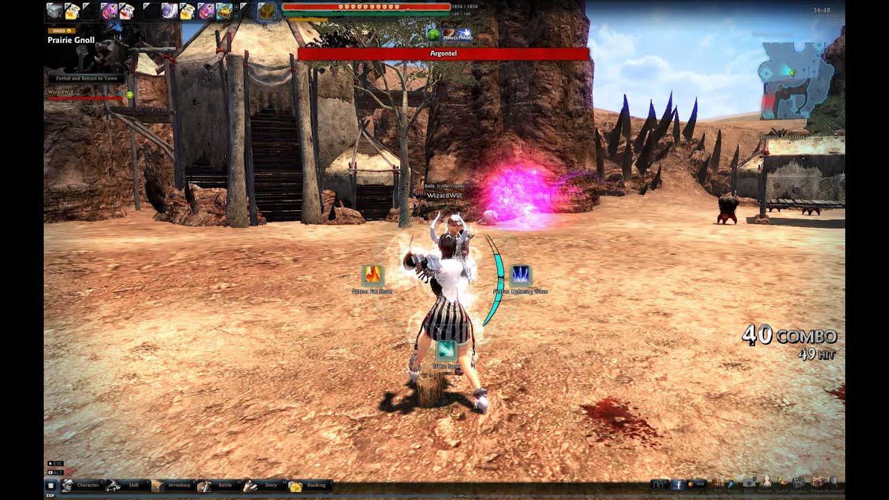 Vindictus Gameplay Lv 33 Mage - YouTube