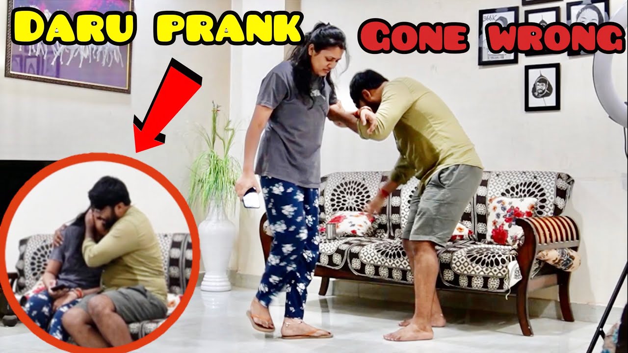First Time Daru Prank On Wife Gone Wrong😰||Celebration Of 600K Insta ...