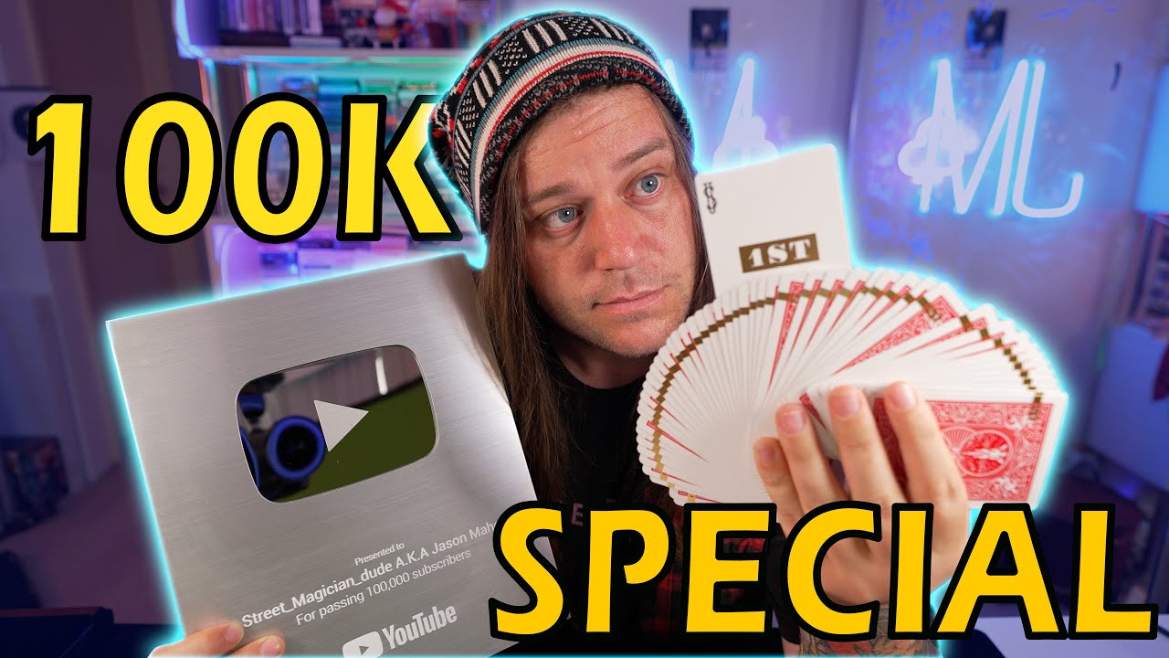 LEARN THE BEST CARD TRICK! - 100K SILVER PLAY BUTTON SPECIAL!! - Day 31 ...