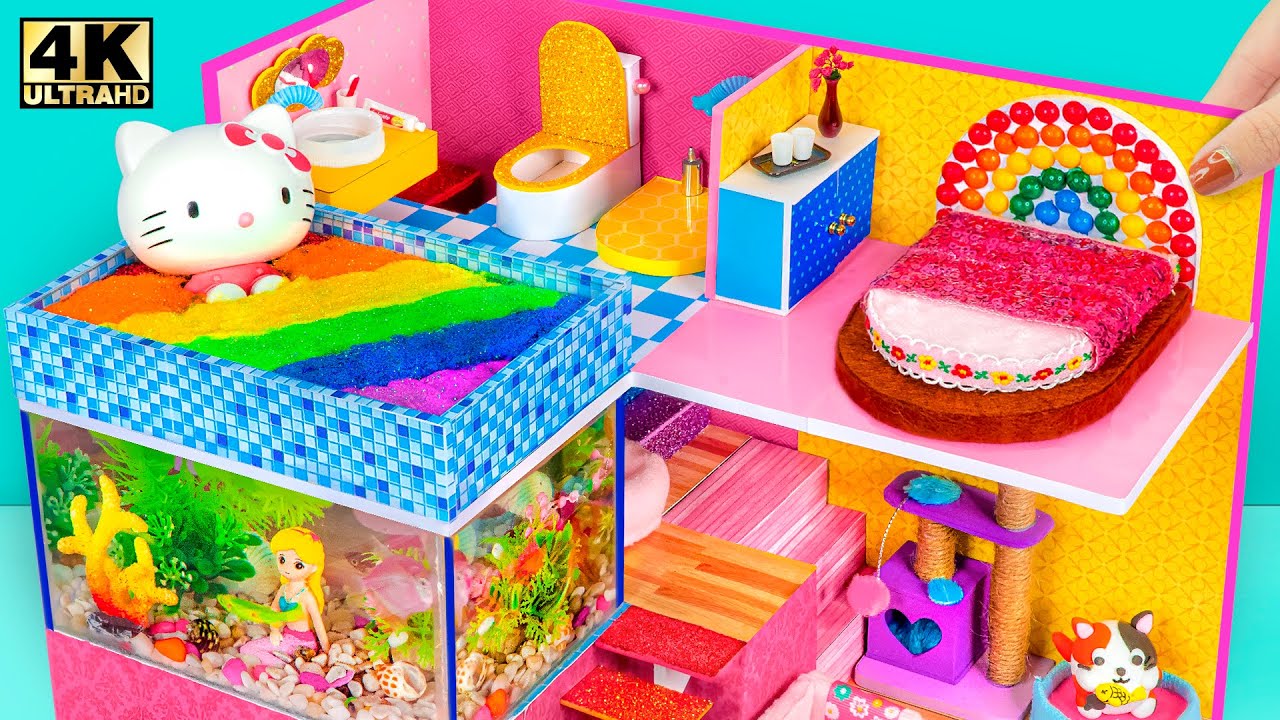 DIY Miniature House # 449 ️ Build My Dream House with Aquarium and ...