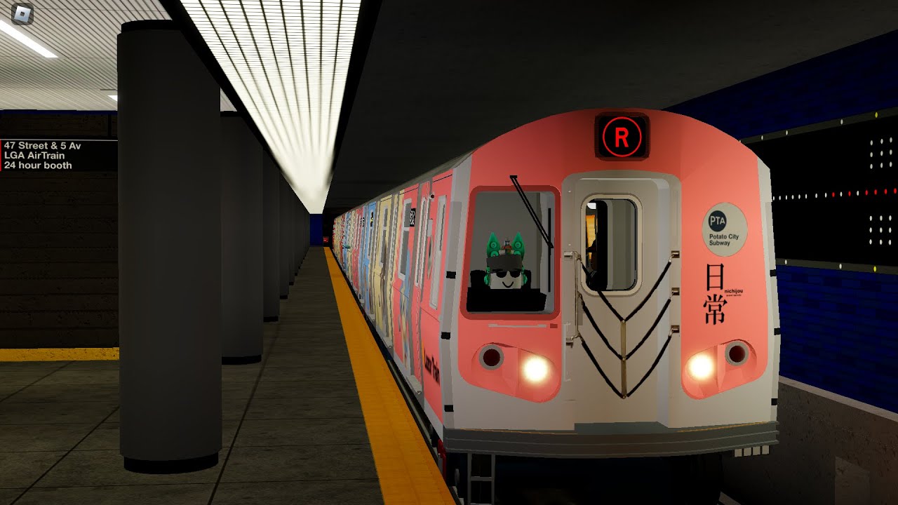 PTA Subway, Cadland bound R143 (Nichijou) Wrapped E train signed as (R ...