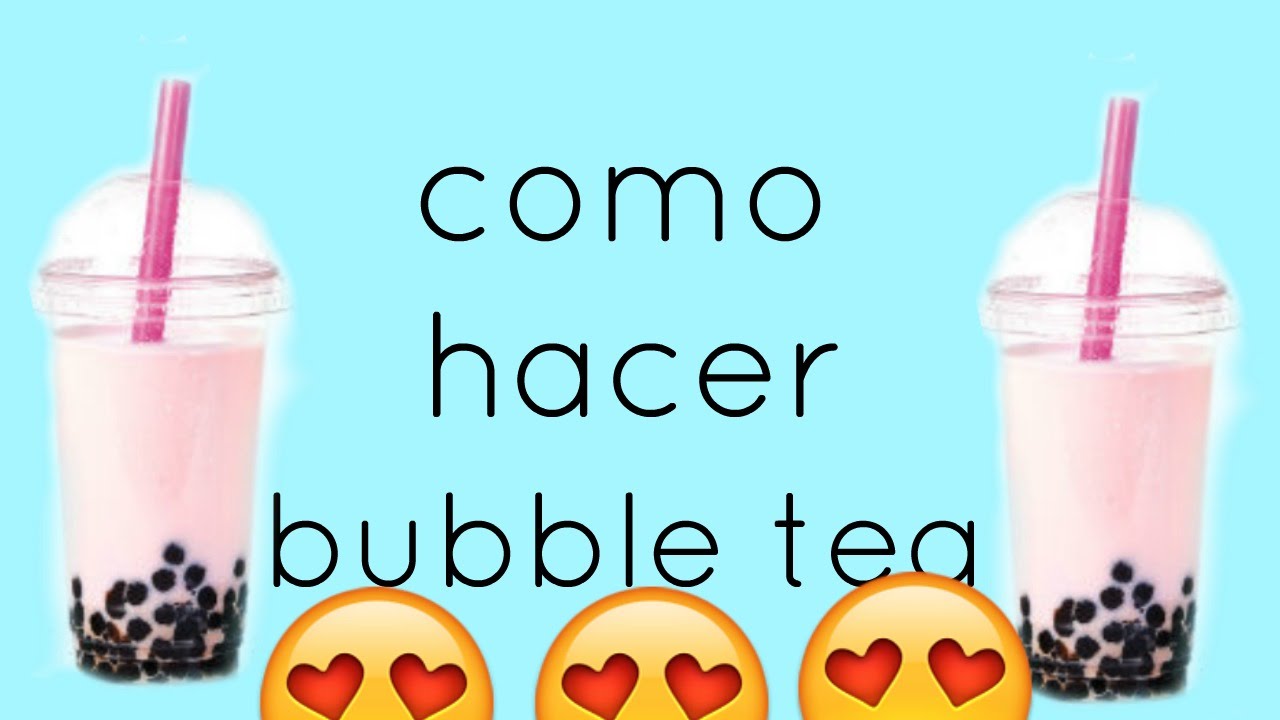 como hacer bubble tea/ boba tea/ te de burbujas | marianella hernadez ♥ ...