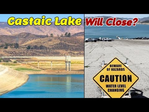 Castaic Lake low water update! Before it closes! - YouTube