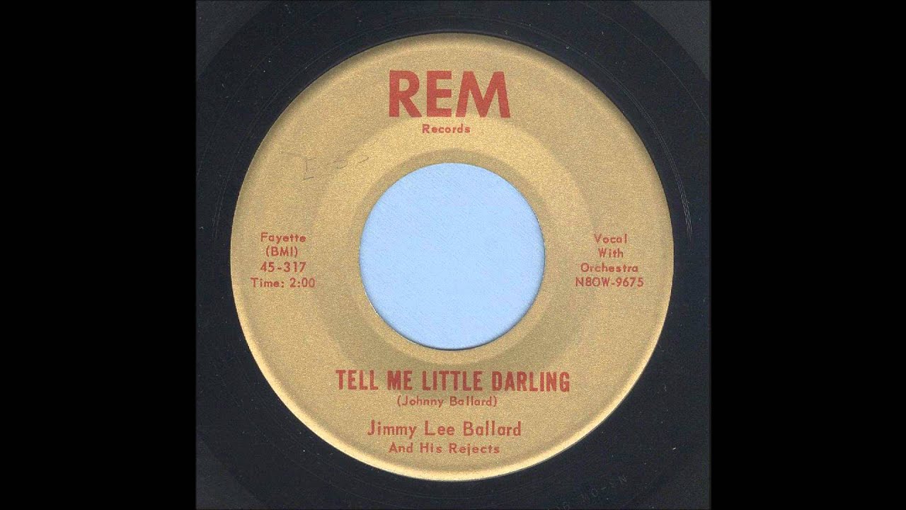 Jimmy Lee Ballard - Tell Me Little Darling - Teen Rocker 45 - YouTube