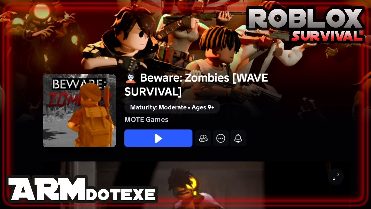 ต่อยซอมบี้ล่องหนได้ตัวนึงแล้วมาบั๊คในกล่อง / Roblox - Beware: Zombies ...