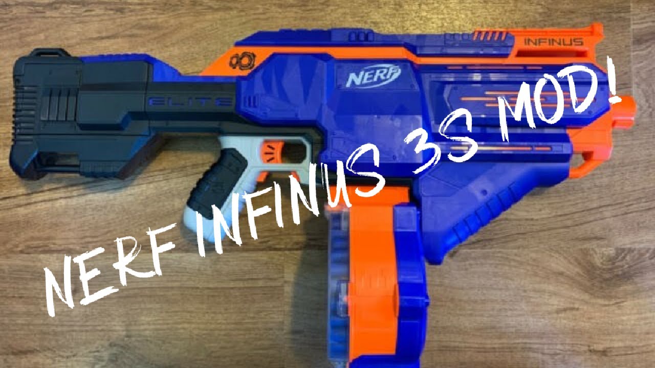 Nerf Infinus on 3s and KEPT auto loading!!! - YouTube