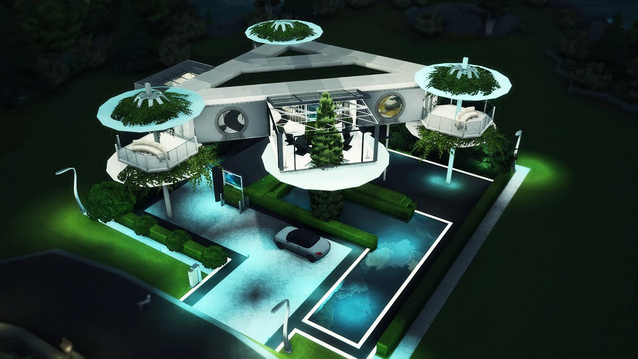 CASA DESIGN FUTURISTA! │ Future House │The Sims 4 Construção - YouTube