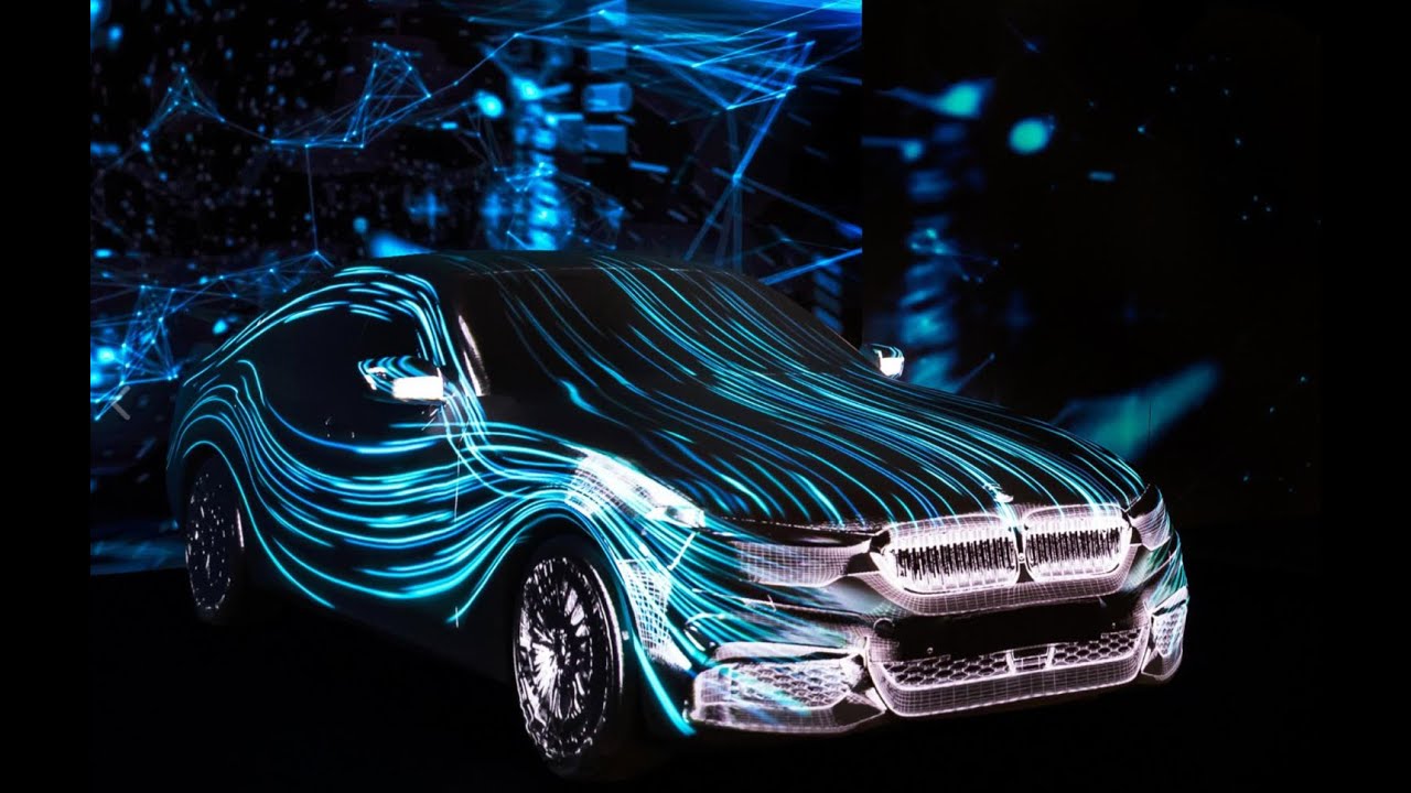 THE NEW BMW 5 - MAPPING PROJECTION - YouTube