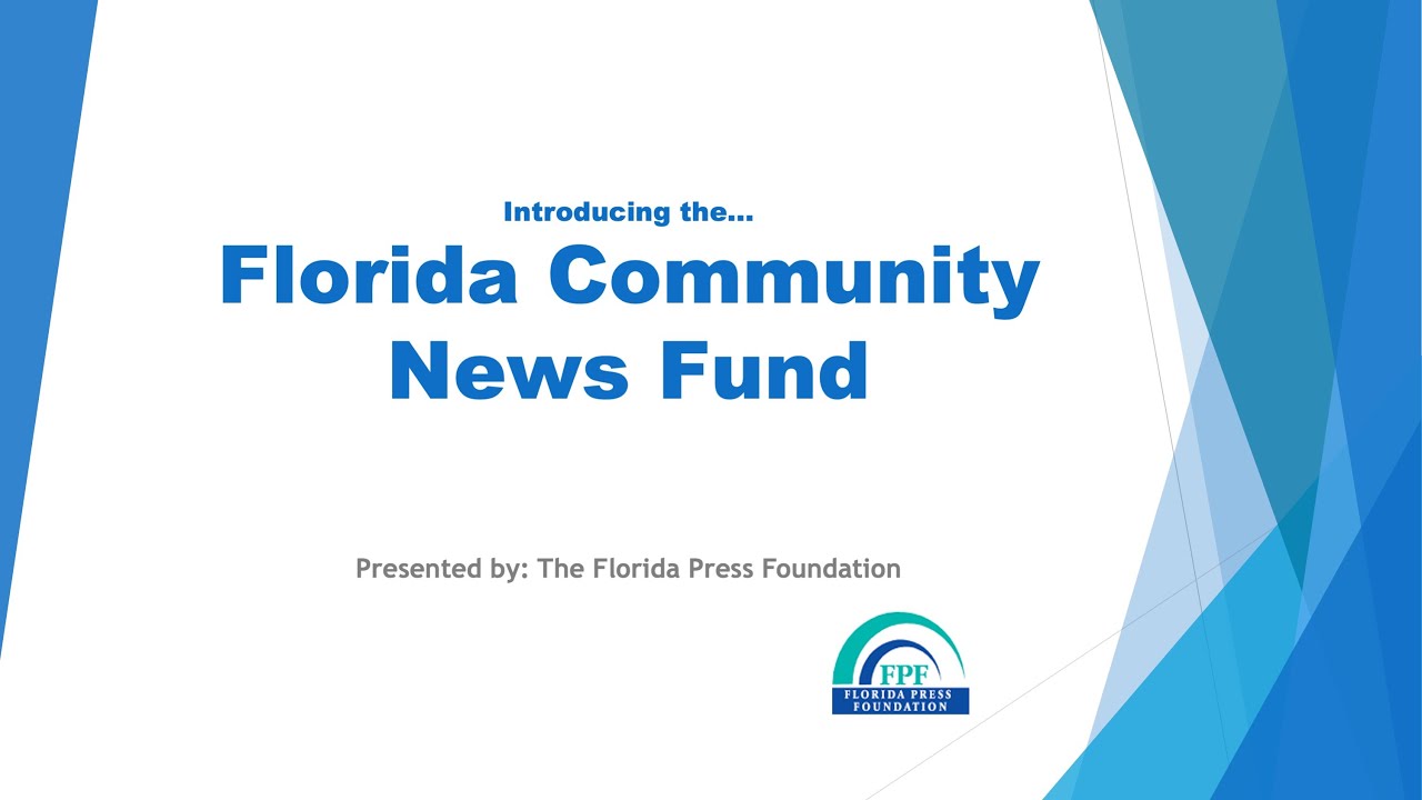 Introducing the Florida Community News Fund! - YouTube