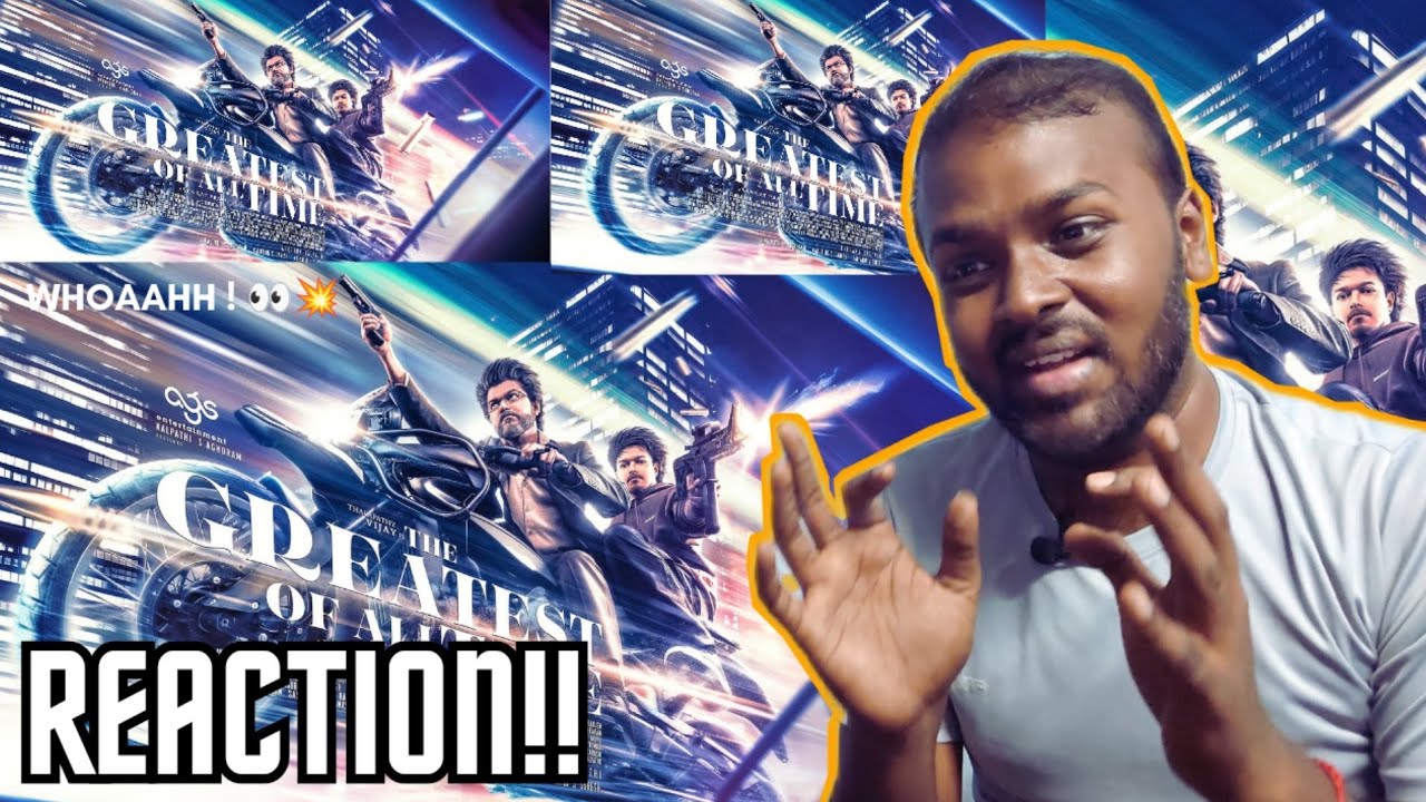 GOAT 2nd Look | REACTION!! | Thalapathy Vijay | Venkat Prabhu | Yuvan ...