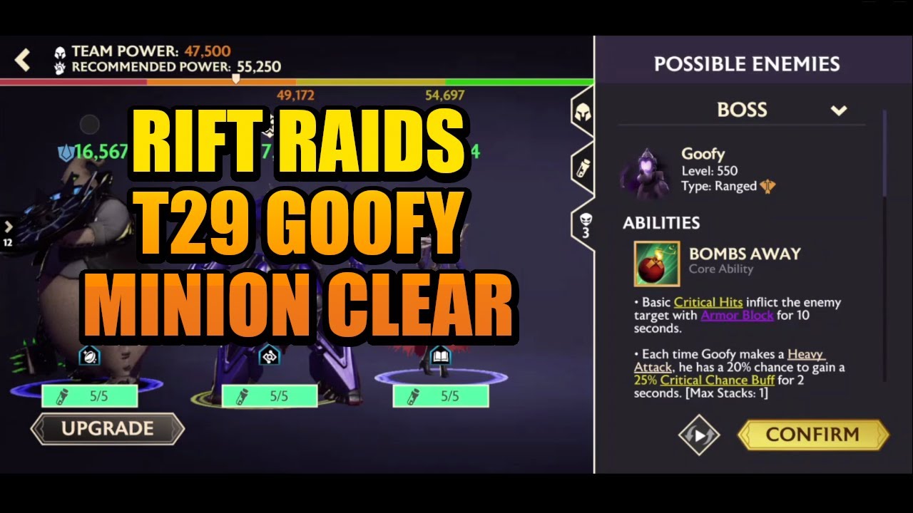 T29 Goofy Minion - T2 Pots (Map 1: Scrooge Sentinel) | Rift Raids ...