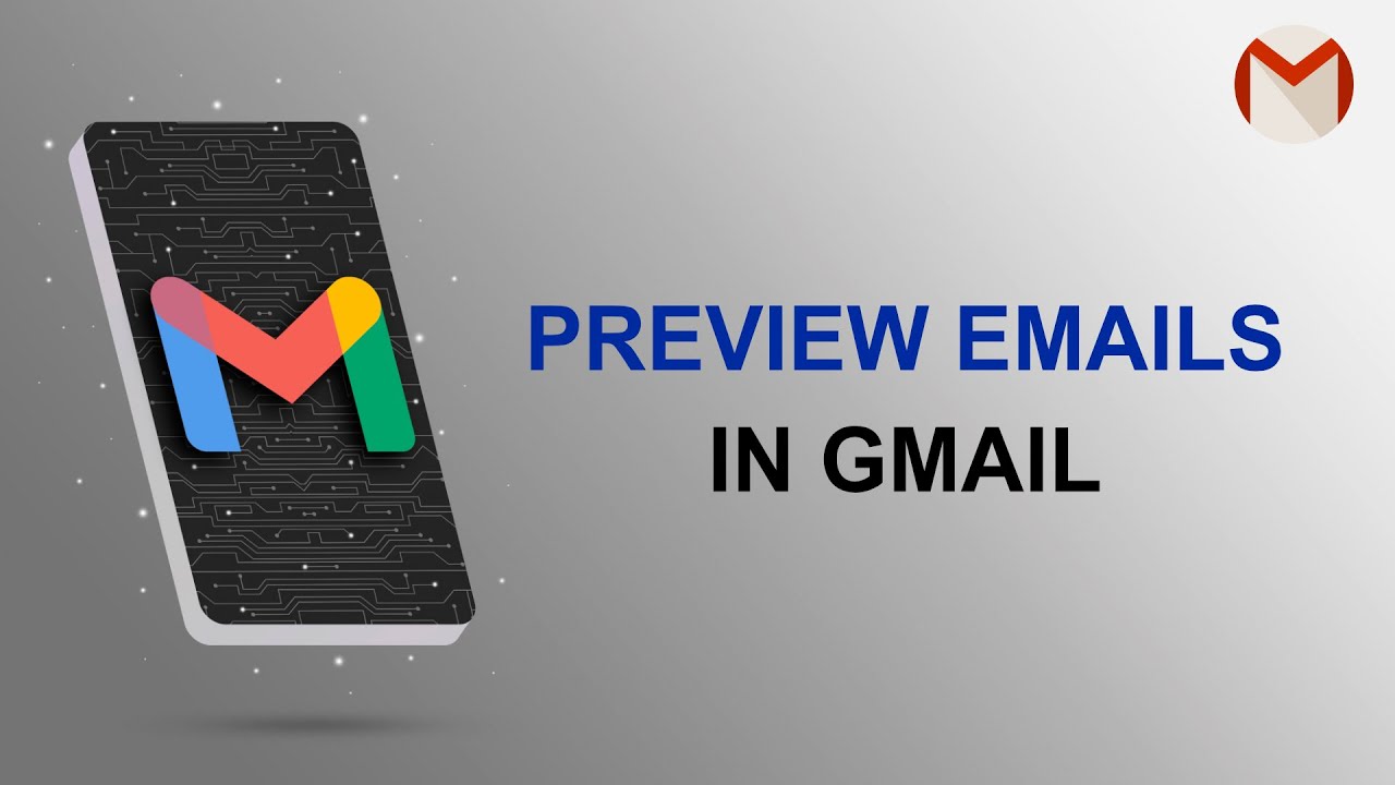 How to Preview Emails in Gmail | Gmail Preview Pane - YouTube