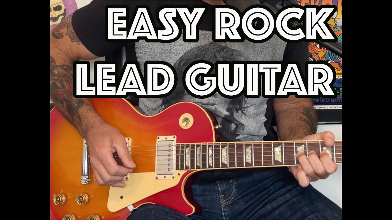 Rock Lead Guitar For Beginners - YouTube