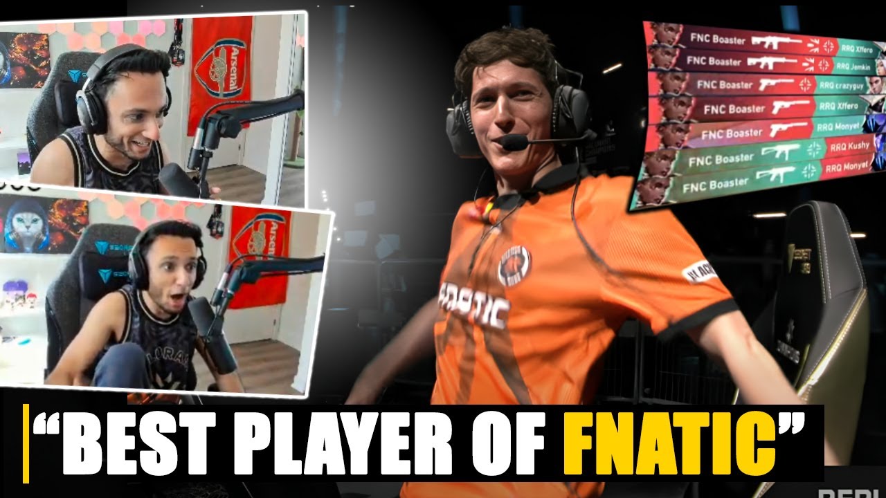 FNS Losing it Watching FNC Boaster Destroying RRQ - YouTube