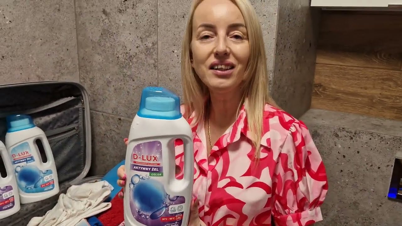 Zestaw D-LUX Aktywny Żel - 40 Prań - YouTube
