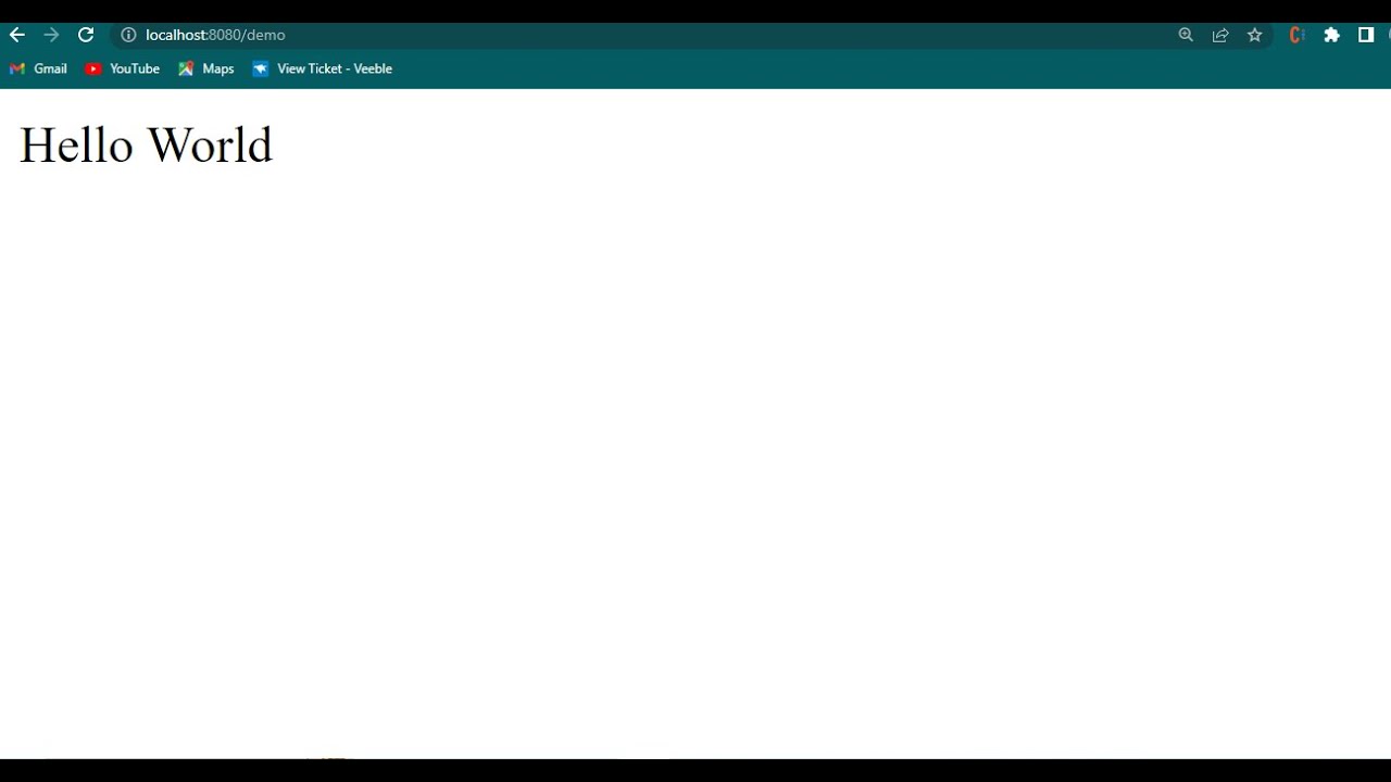 #springboot Spring Boot Hello World simple example - YouTube