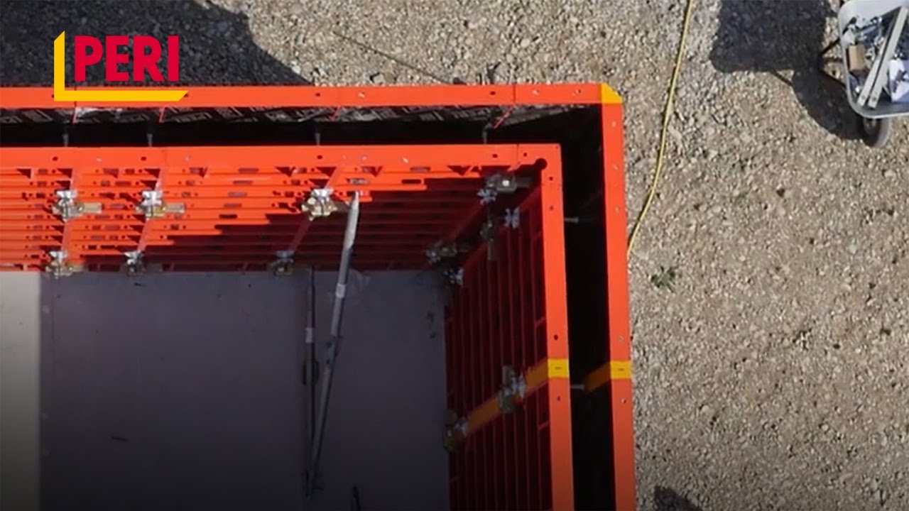 ANWENDUNG | PERI DOMINO Rahmenschalung - Ecken - YouTube