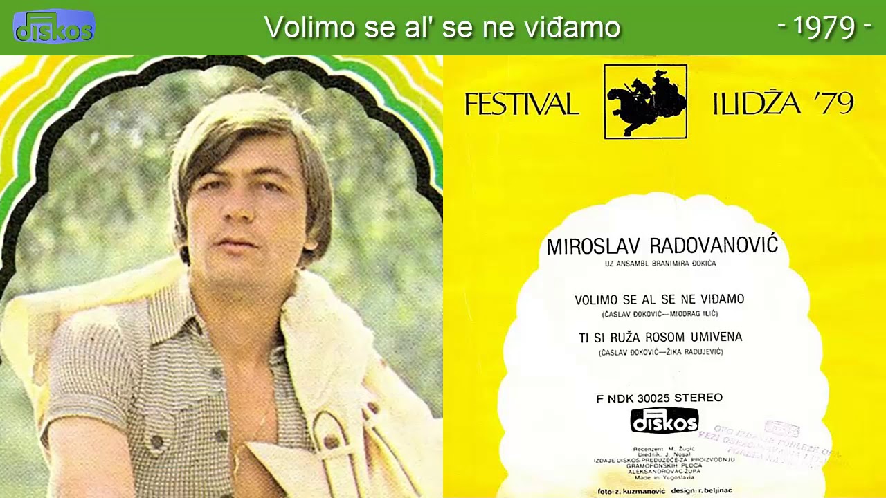 Miroslav Radovanovic - Volimo se al' se ne vidjamo - (Audio 1979) - YouTube