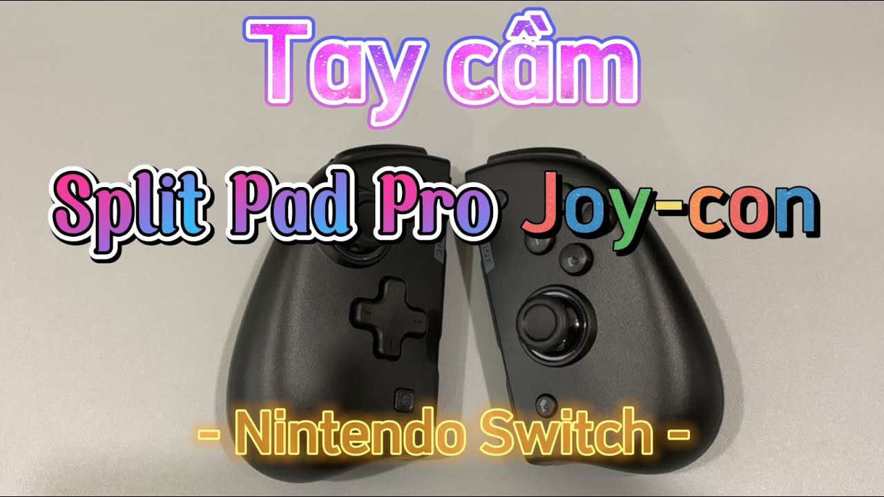 TAY CẦM IINE SPLIT PAD PRO JOY-CON CHO NINTENDO SWITCH - BLACK - YouTube