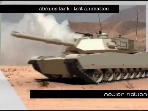 M1A1 Abrams tank animation - YouTube