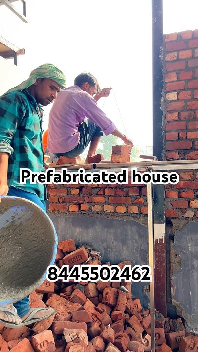 Prefab construction in progress #civilengineering #construction #prefabricated - YouTube