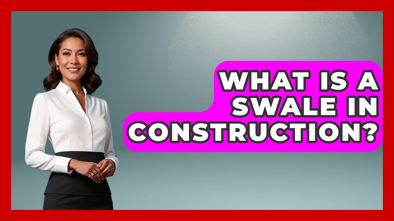 What Is A Swale In Construction? - Civil Engineering Explained - YouTube