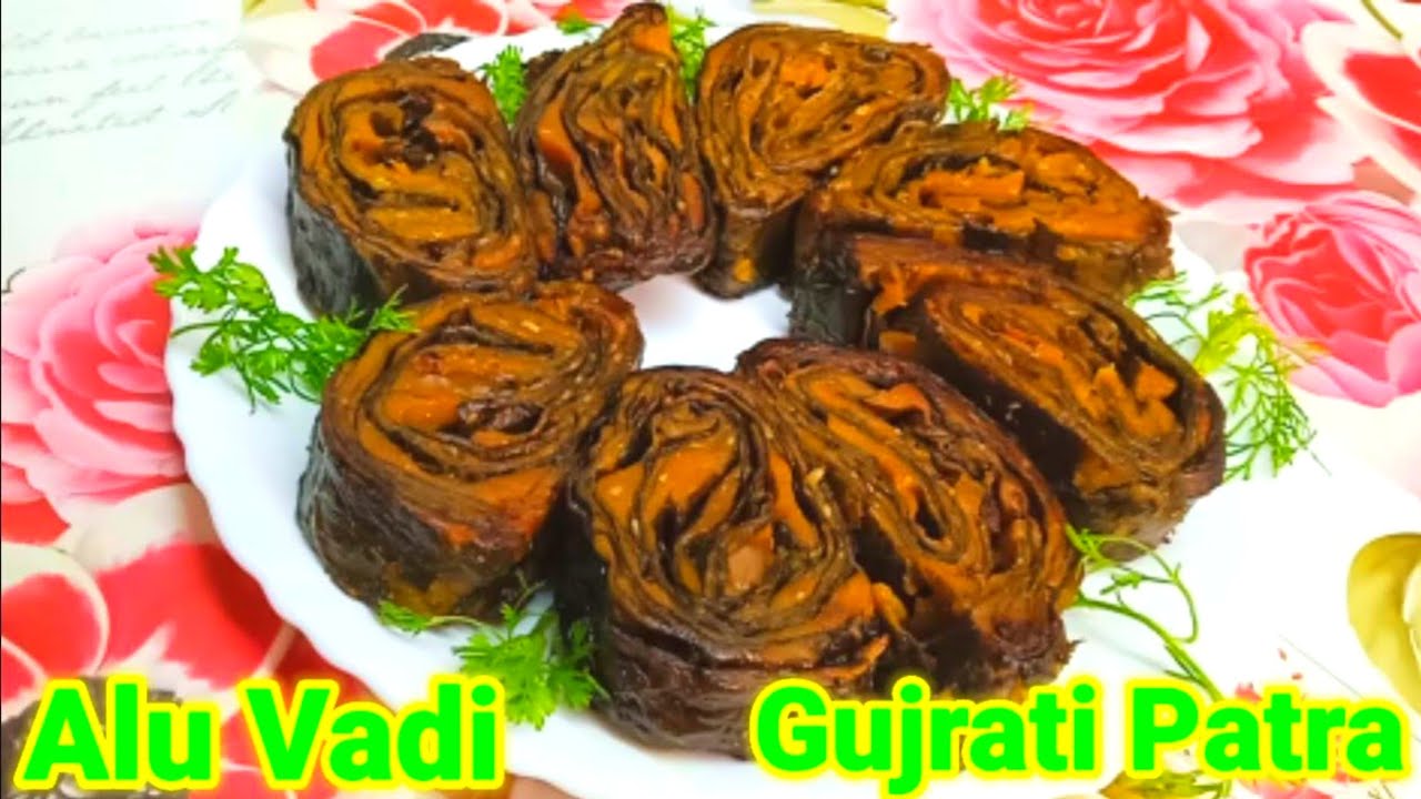 Alu Vadi Recipe | Step by Step Alu Vadi | Alu Vadi | Aloo Vadi ...