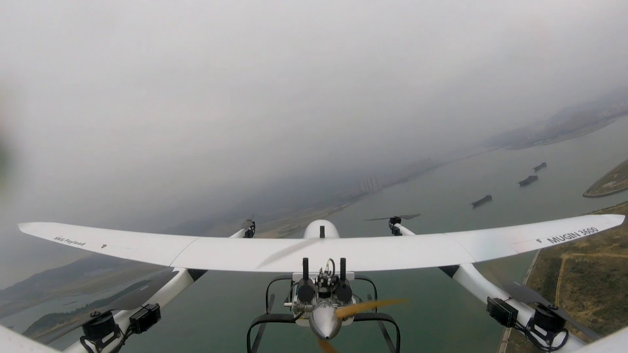 GoPro Raw Footage of Mugin 3600 VTOL Flight Test - YouTube