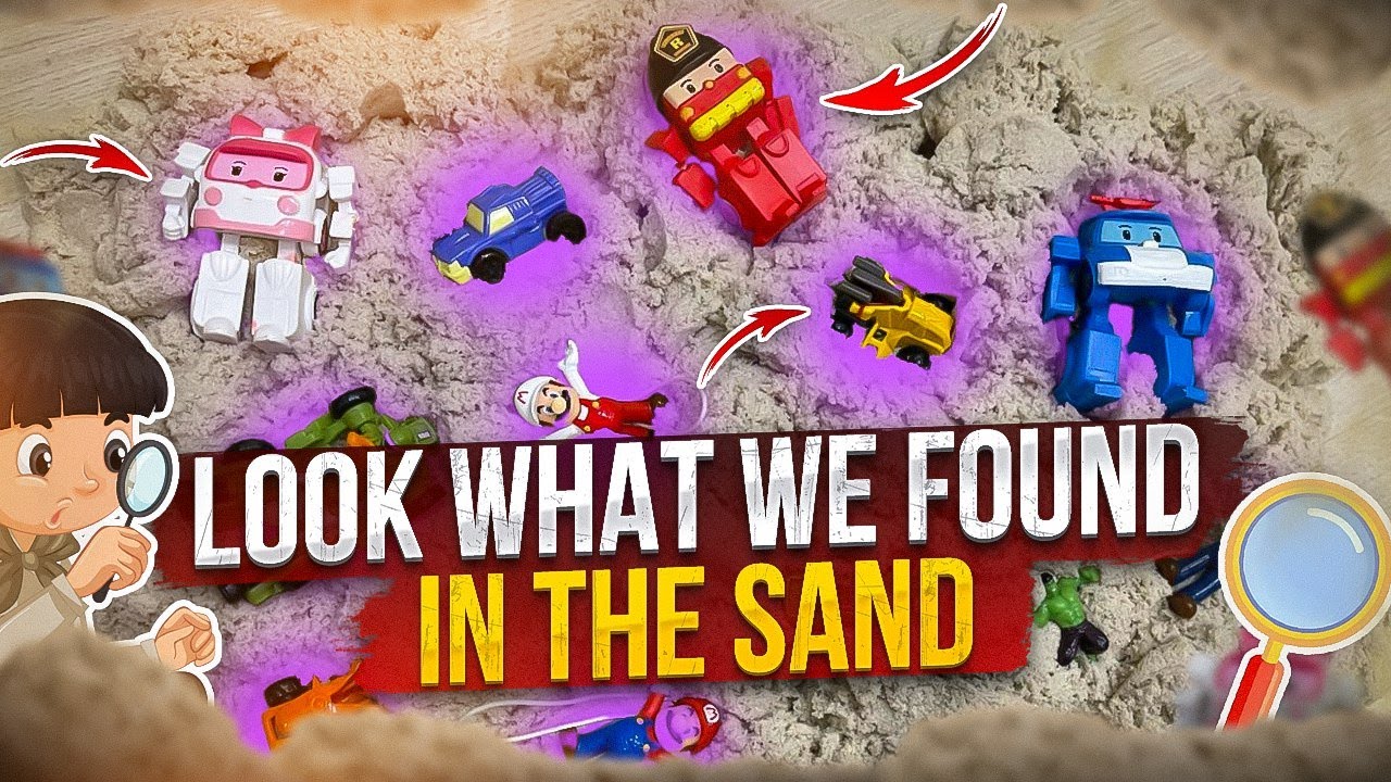 Treasures in the sand | Look what we found in the sand - YouTube