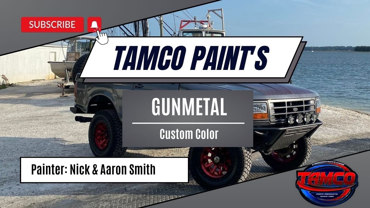 Tamco Paint's Custom Color Gunmetal by Nick & Aaron Smith - YouTube