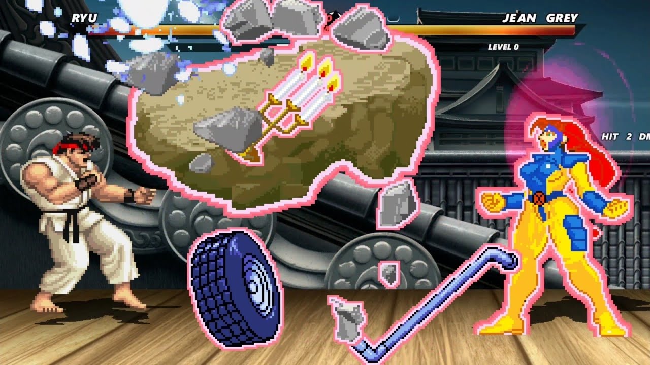 RYU vs JEAN GREY - Highest Level Incredible Epic Fight! - YouTube