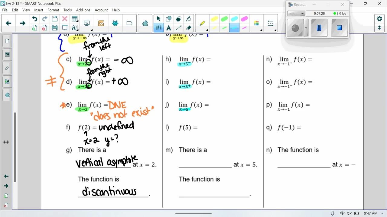 Continuity and Intro to Limits (for Rational Functions) - YouTube