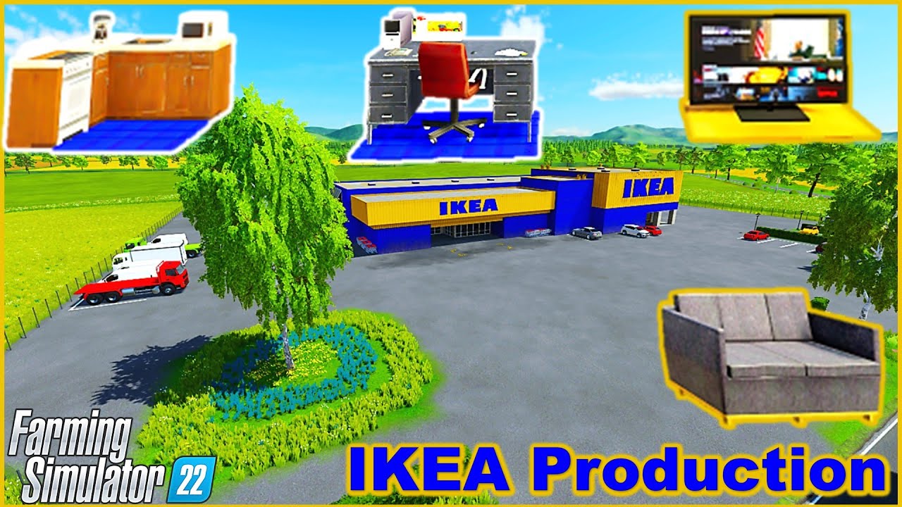 Farming Simulator Mods in Action `| IKEA Production building `| Setting ...