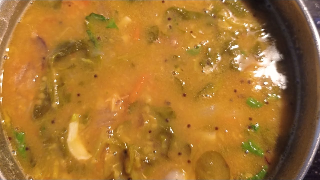 Menthi kura pappu/Methi leaves dal/ வெந்தயக்கீரை பருப்பு/Gravy for rice ...