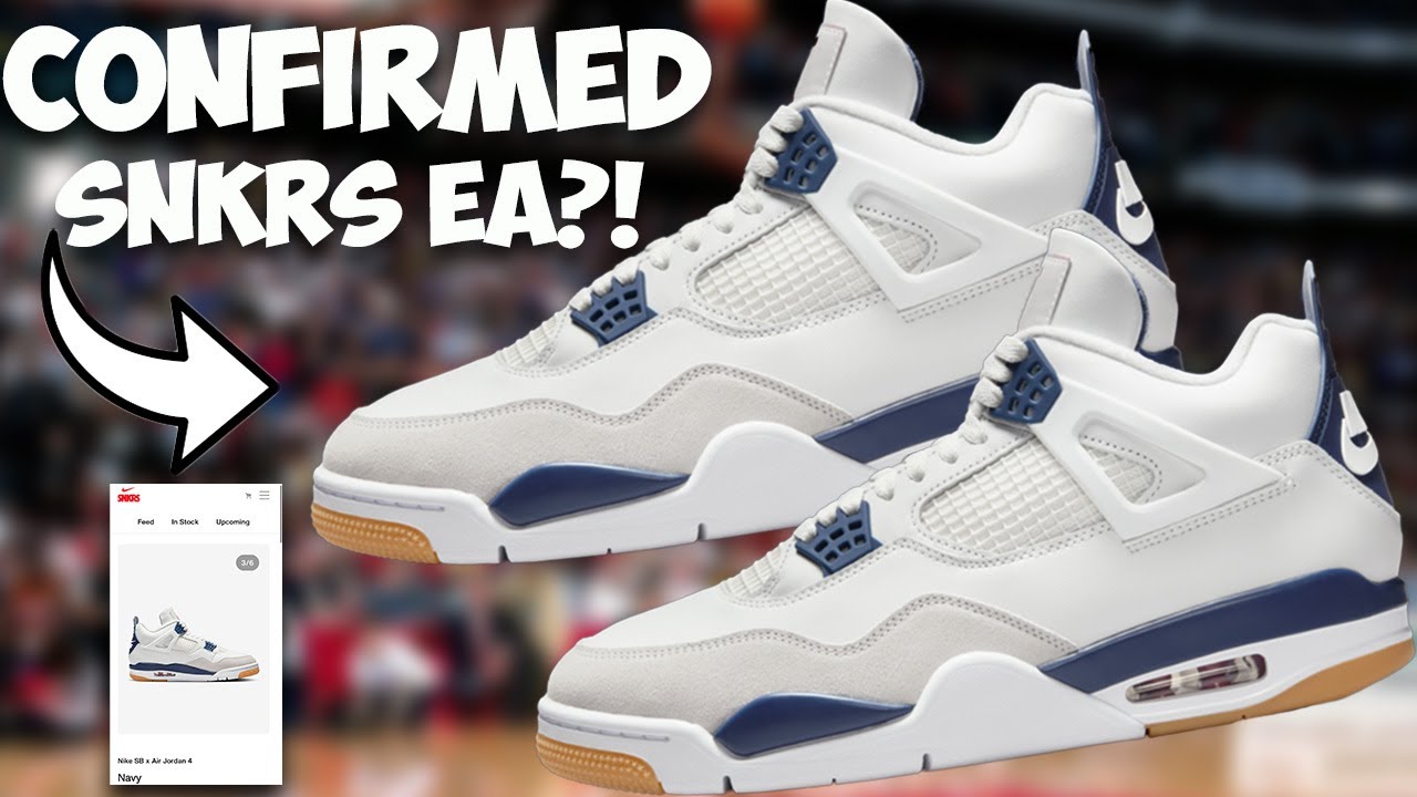 SNKRS SHOCK DROP?! Jordan 4 Sb Navy Drop Details What To Do NOW! - YouTube