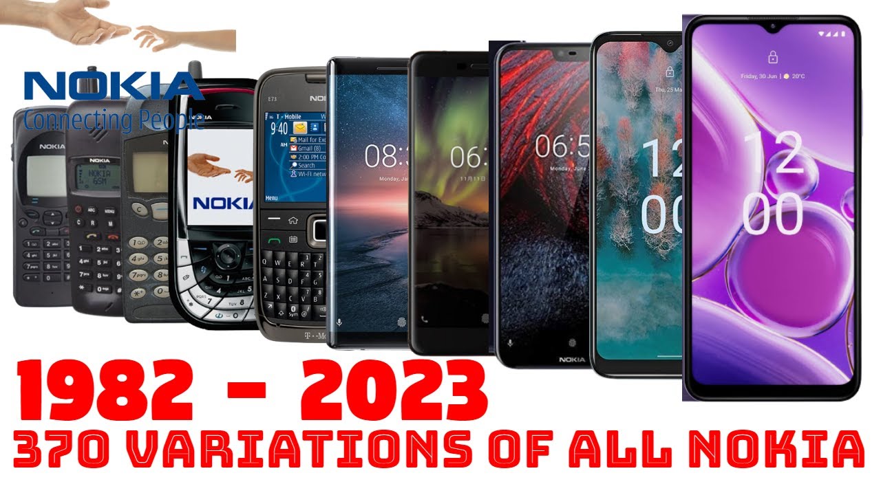 VARIATIONS OF NOKIA HANDPHONE (1982 - 2023) - YouTube